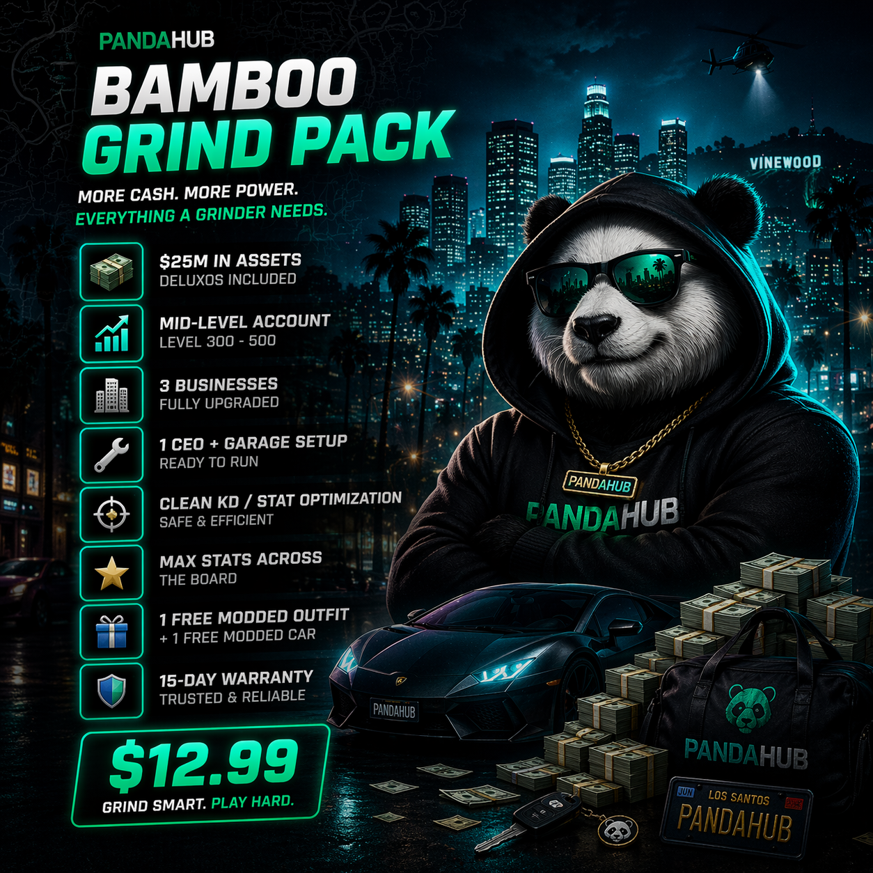 Panda Hub — GTA Mods, Fortnite Codes & Steam Keys