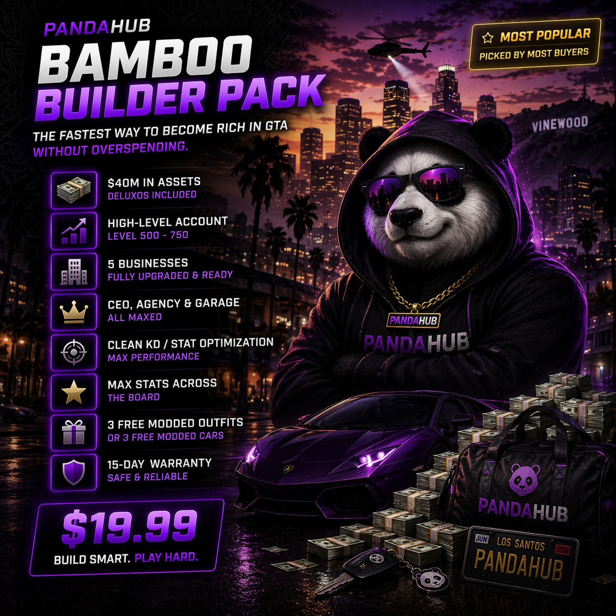 Panda Hub — GTA Mods, Fortnite Codes & Steam Keys
