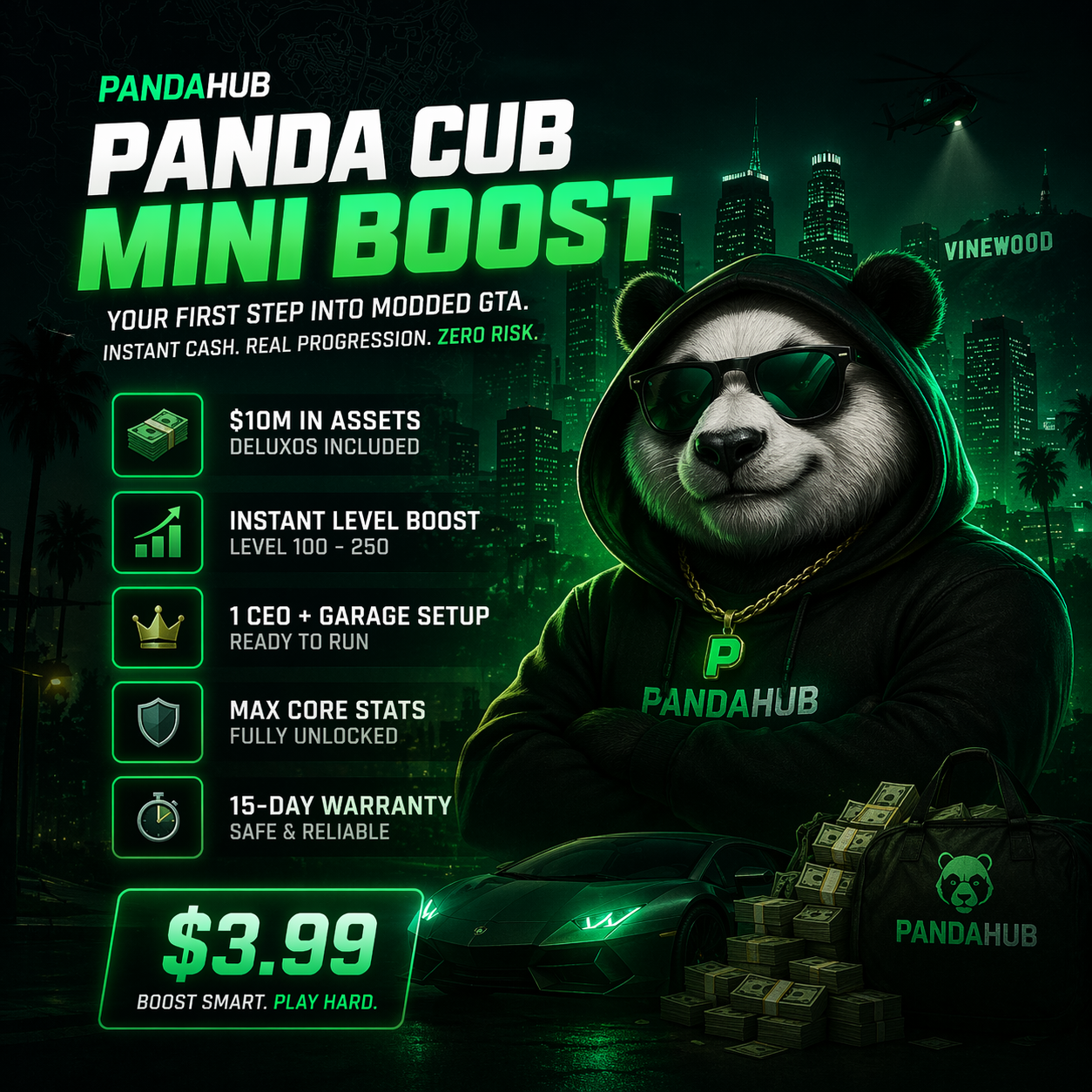 Panda Hub — GTA Mods, Fortnite Codes & Steam Keys